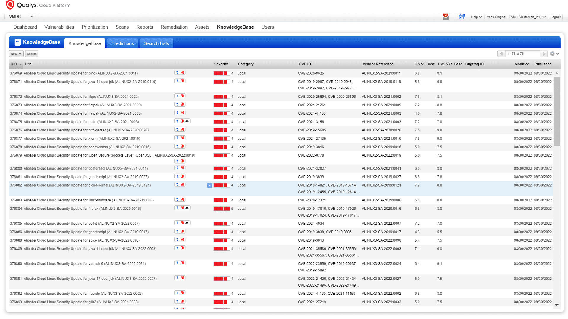 Qualys adds support for Vulnerability Detections on Alibaba Cloud Linux ...
